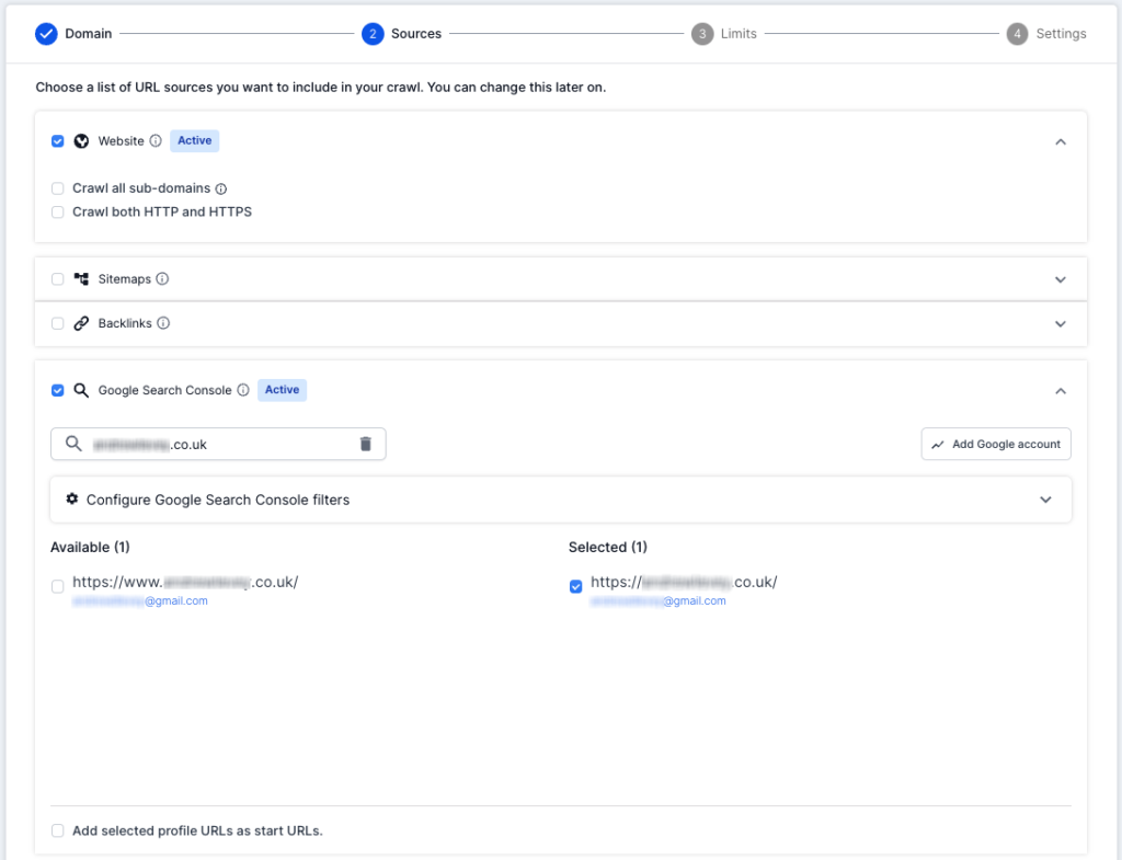 How to set up Google Search Console in Lumar