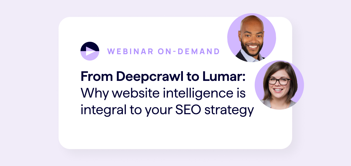 Webinar On-Demand: Why Website Intelligence is Integral to Your SEO ...