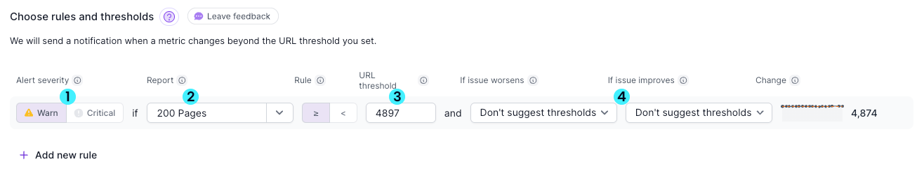 Monitor - Custom Alerts - Lumar