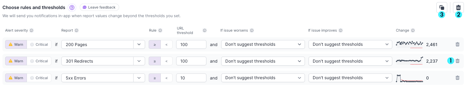 Monitor - Custom Alerts - Lumar