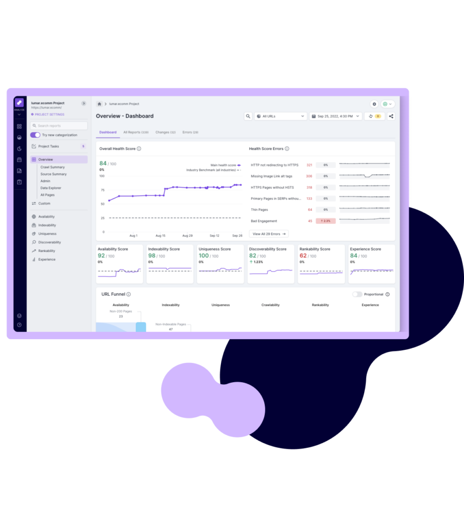 Get a Lumar Demo – Website Optimization & Tech SEO Platform