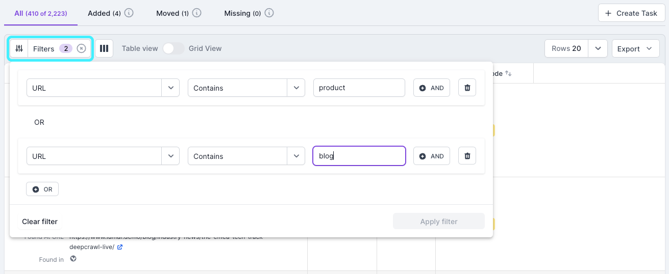 Managing Tasks in Lumar - Lumar