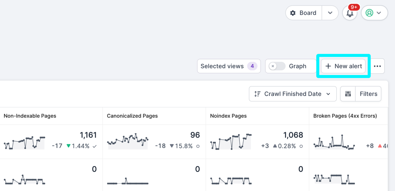 Monitor - Custom Alerts - Lumar