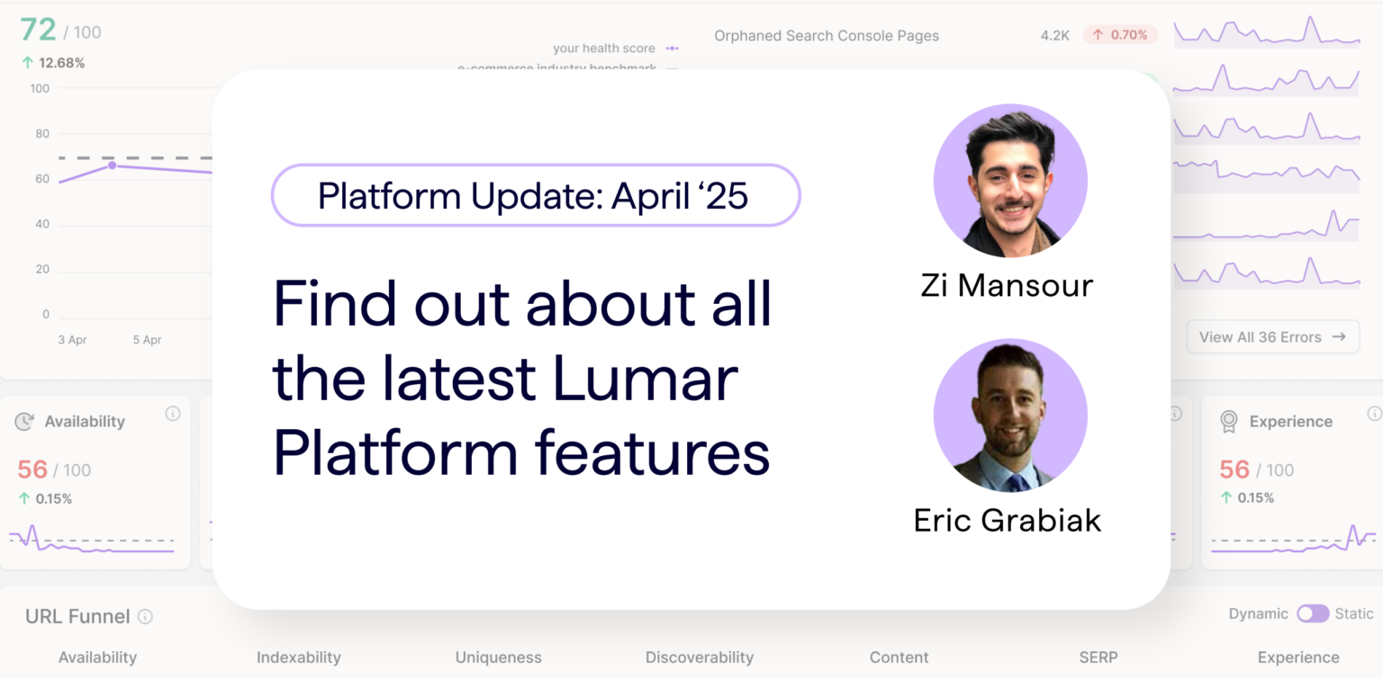 Lumar | Website Optimization Platform | SEO, A11y, Site Speed